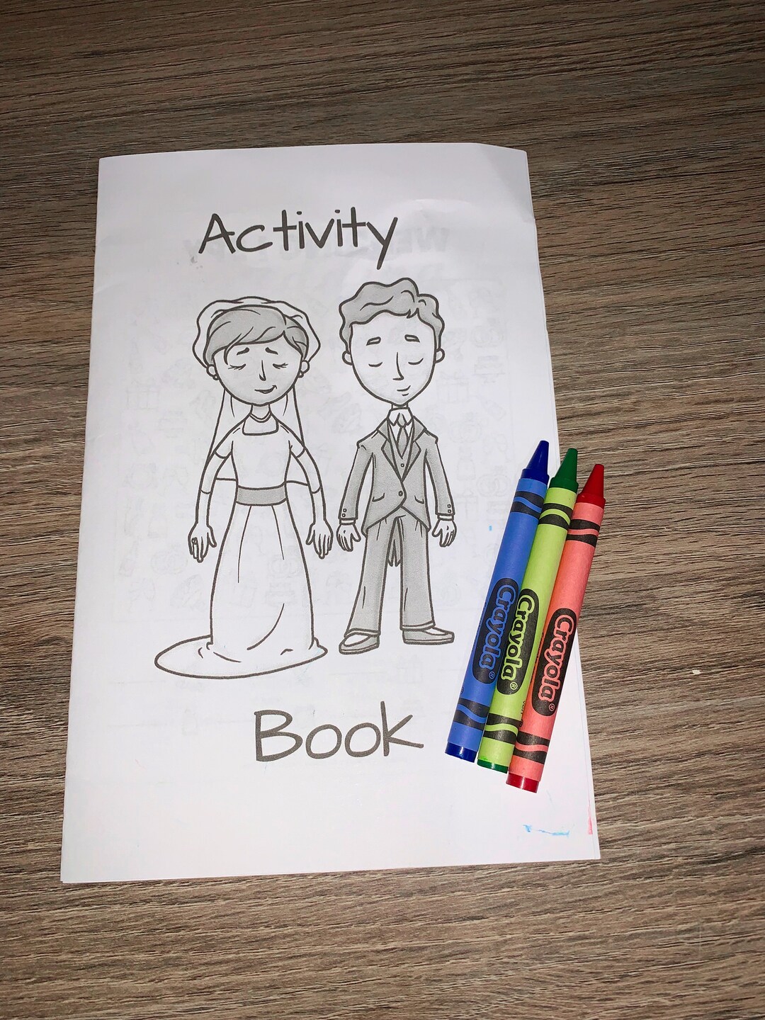 Kids Wedding Activity Booklet - Etsy