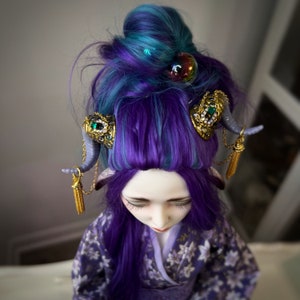 1/4 MSD BJD Horns, Magnetic Bull Horns, Ball Jointed Doll, BJD ...