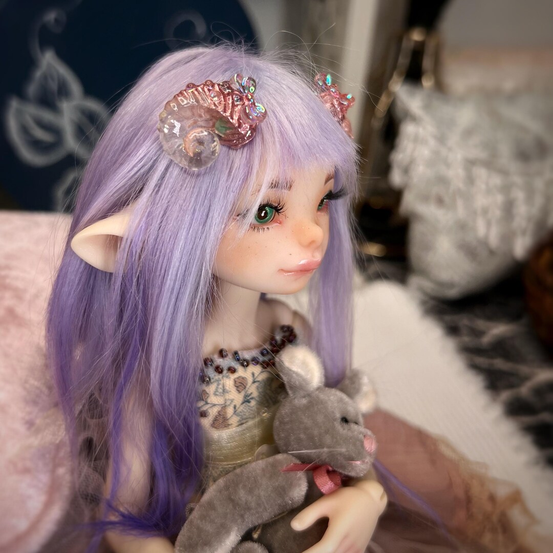 Tiny BJD Ram Horns, Magnetic Accessories for Ball Jointed Dolls, 1/4 ...