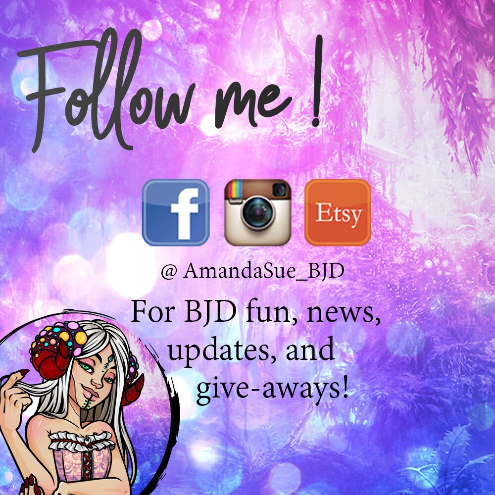 1/4 MSD BJD Horns, Magnetic Bull Horns, Ball Jointed Doll, Bjd ...