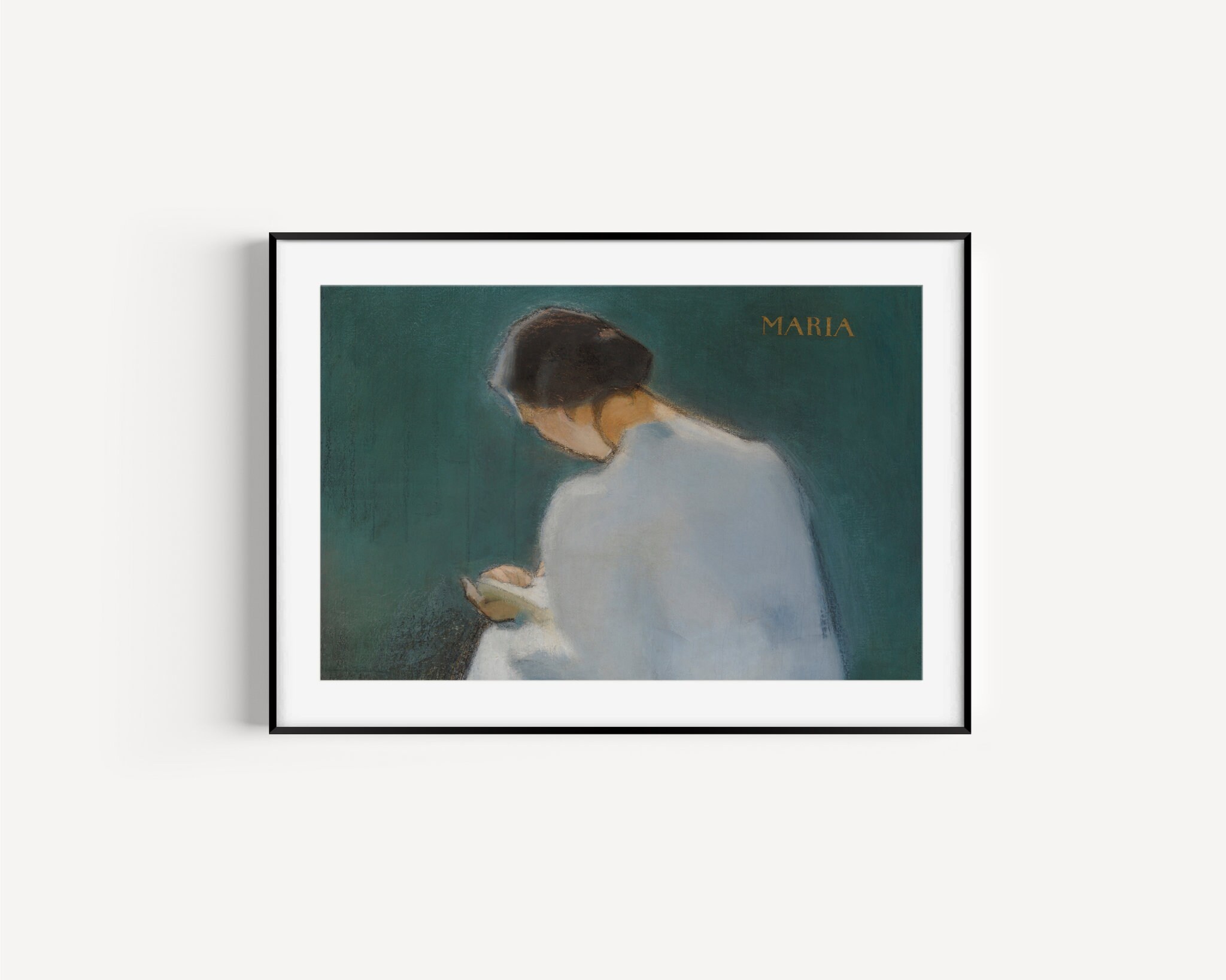 ART PRINT / Vintage Woman Art Print / Vintage Art / Art Print / Wall ...