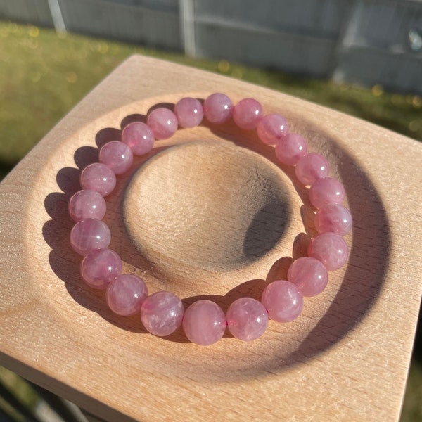 Rose Quartz Bracelet - Etsy