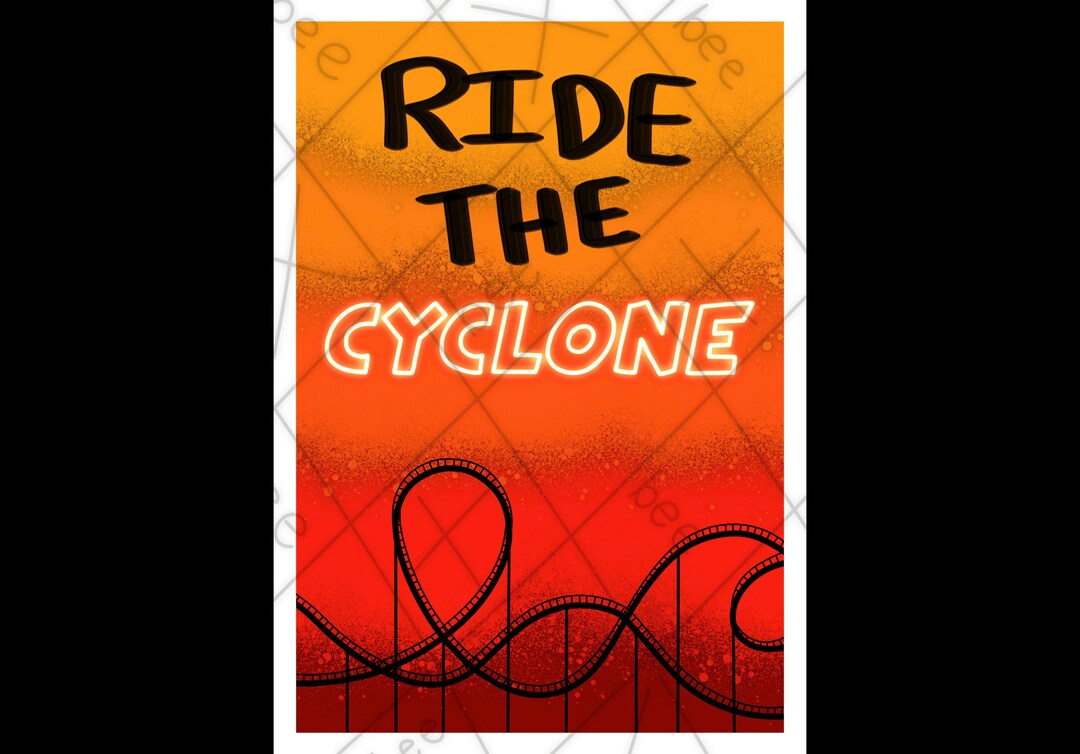 Ride the Cyclone Poster A3 - Etsy