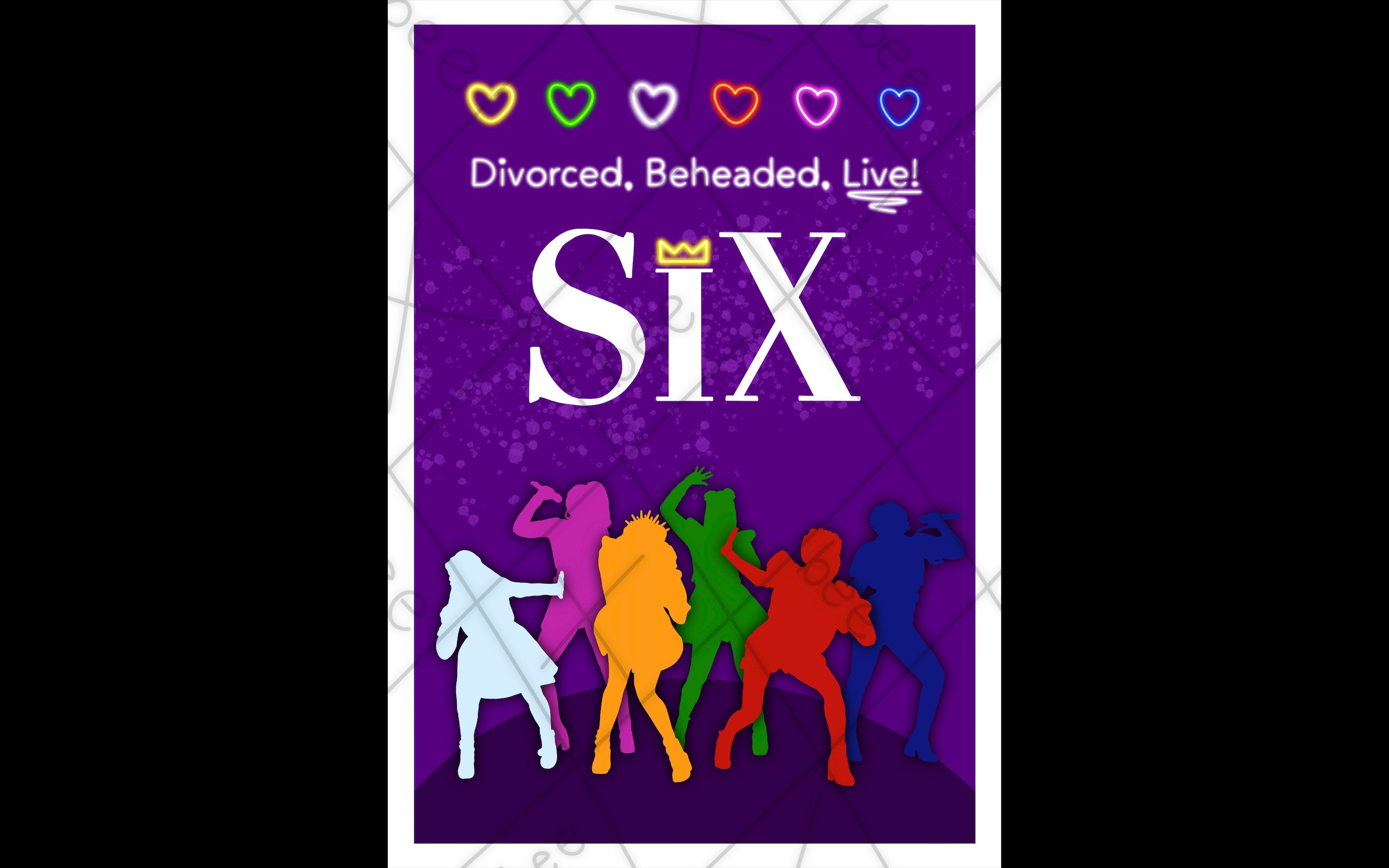 Six the Musical Poster A3 - Etsy