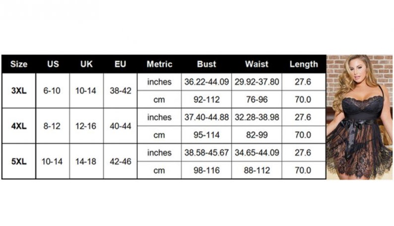 Sexy Plus Size Lingerie, Women Lace Bodysuit Sexy Lingerie Sleepwear ...