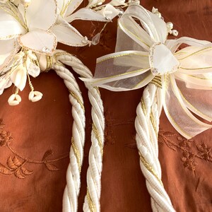 Wedding Love Rope, With Flowers & Glitter Rhinestone. Traditional ...