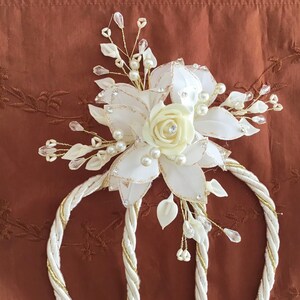 Wedding Love Rope, With Flowers & Glitter Rhinestone. Traditional ...