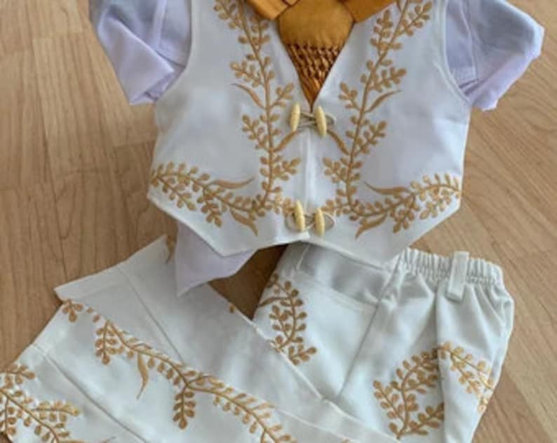 Traje Charro Virgin Mary Color Ivory / White Inactive - Etsy