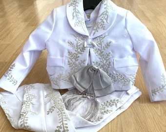 Traje Charro Virgin Mary Color Ivory / White Inactive - Etsy