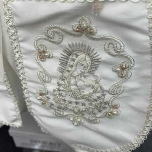 Baby Boy Christening Gown With Virgen De Guadalupe Embroidery - Etsy