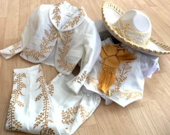 Traje Charro Virgin Mary Color Ivory / White Inactive - Etsy