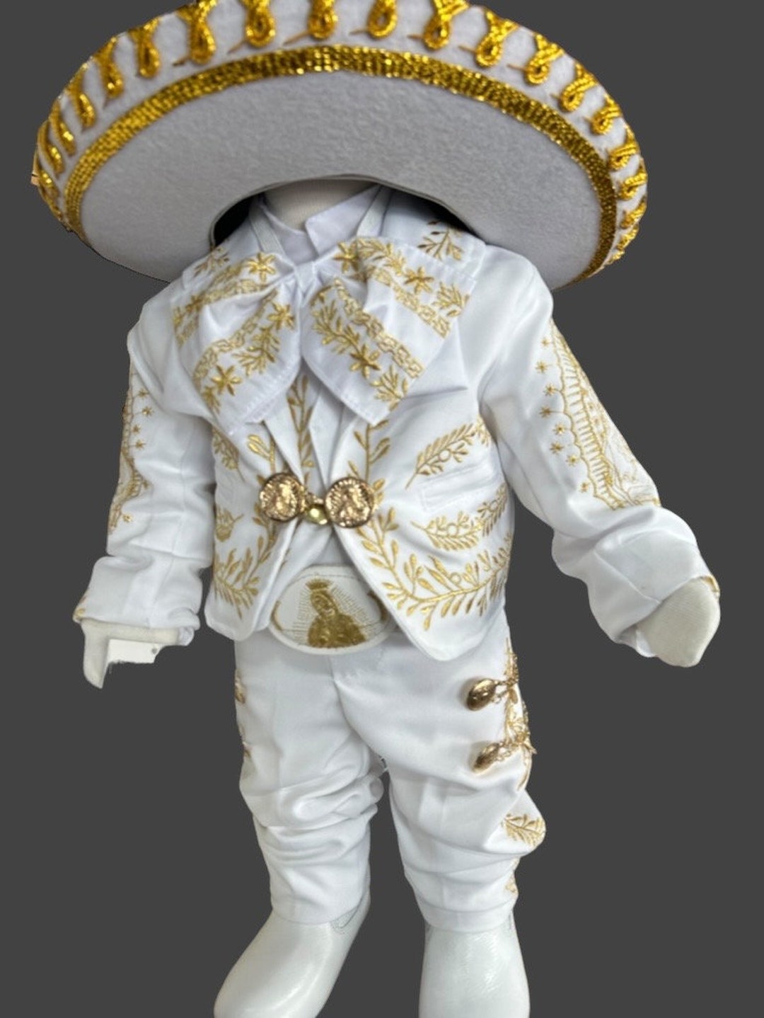 Charro Boy Suit /our Lady of Guadalupe Beautiful 6 Pieces /free ...