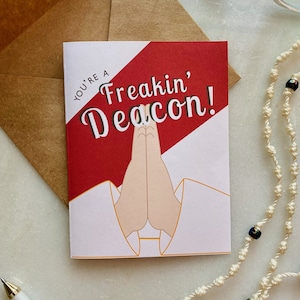 Catholic Deacon | Anniversary or Appreciation Card for Christians - Etsy