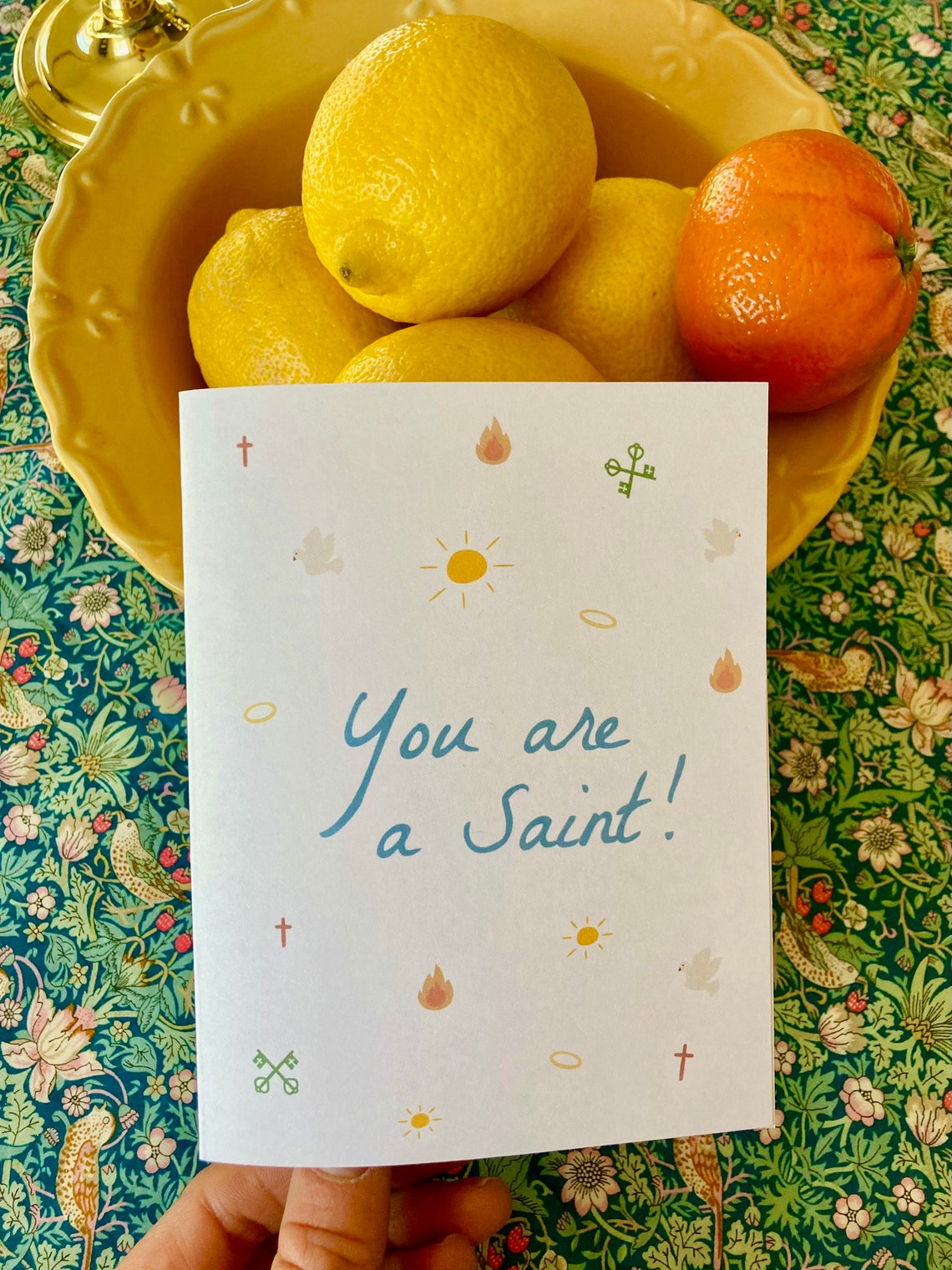 Catholic Thank You Card | Saint Card - Etsy