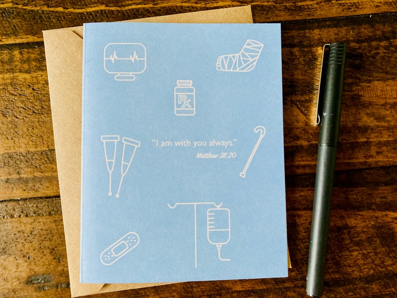 Get Well Soon | Catholic Anointing of the Sick Card - Etsy