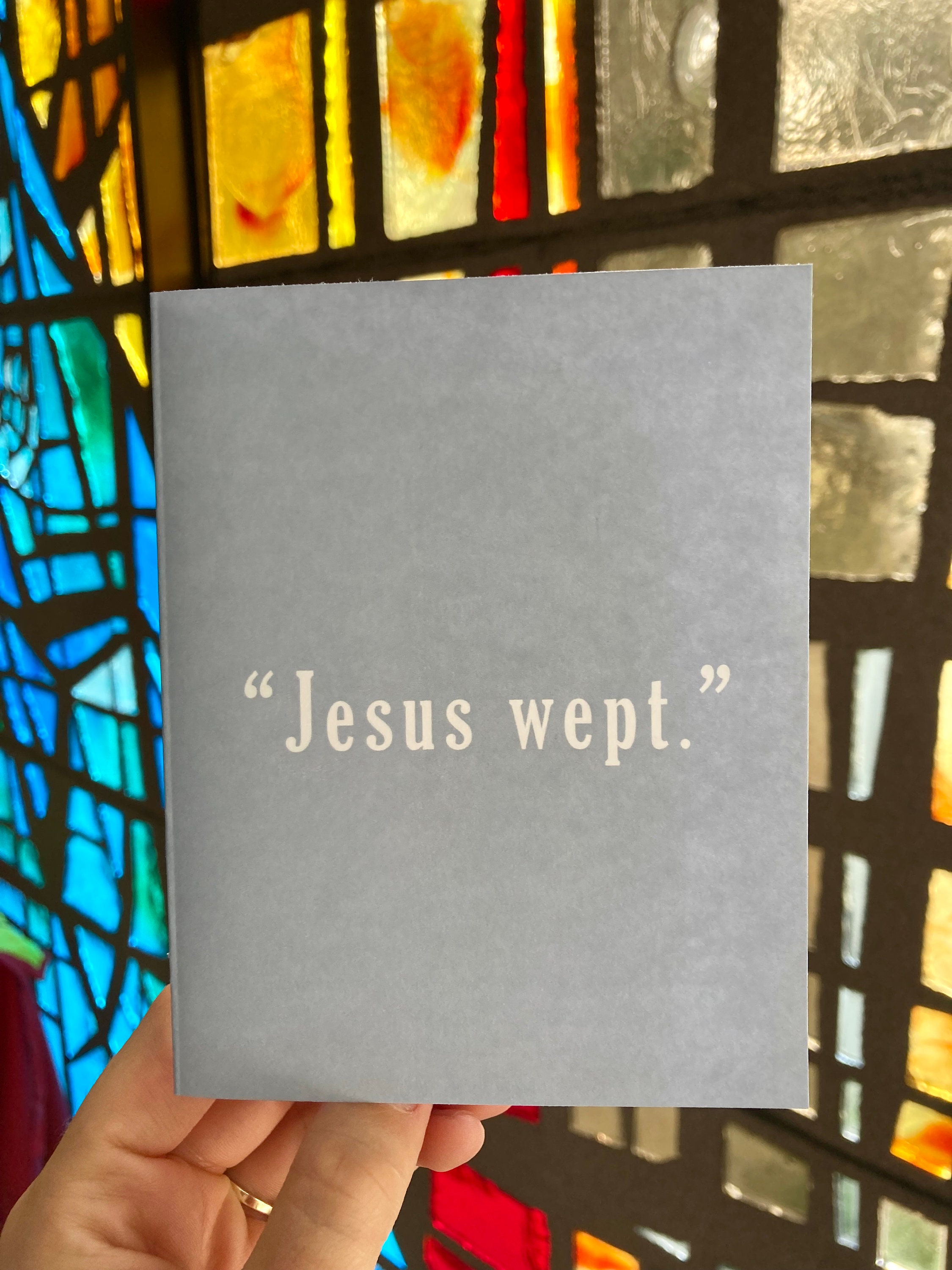 Death of Lazarus | Catholic Grief Card | Christian Sympathy Card - Etsy
