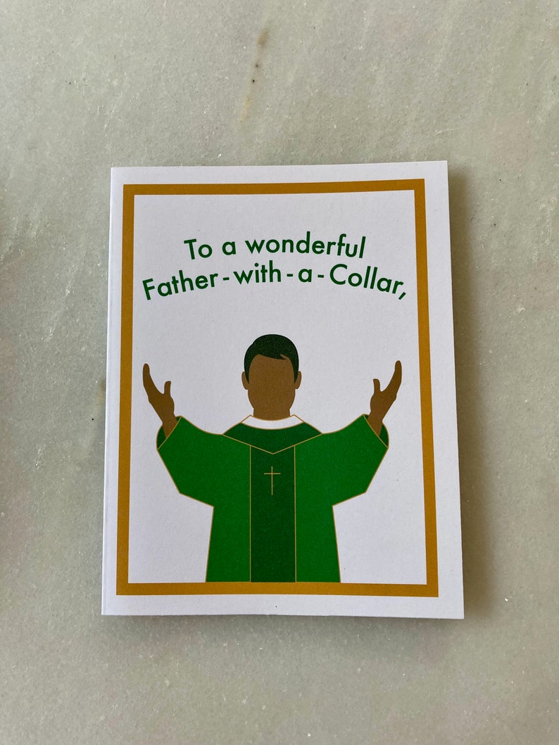 Father's Day Card for Priest | Catholic Father's Day Card - Etsy