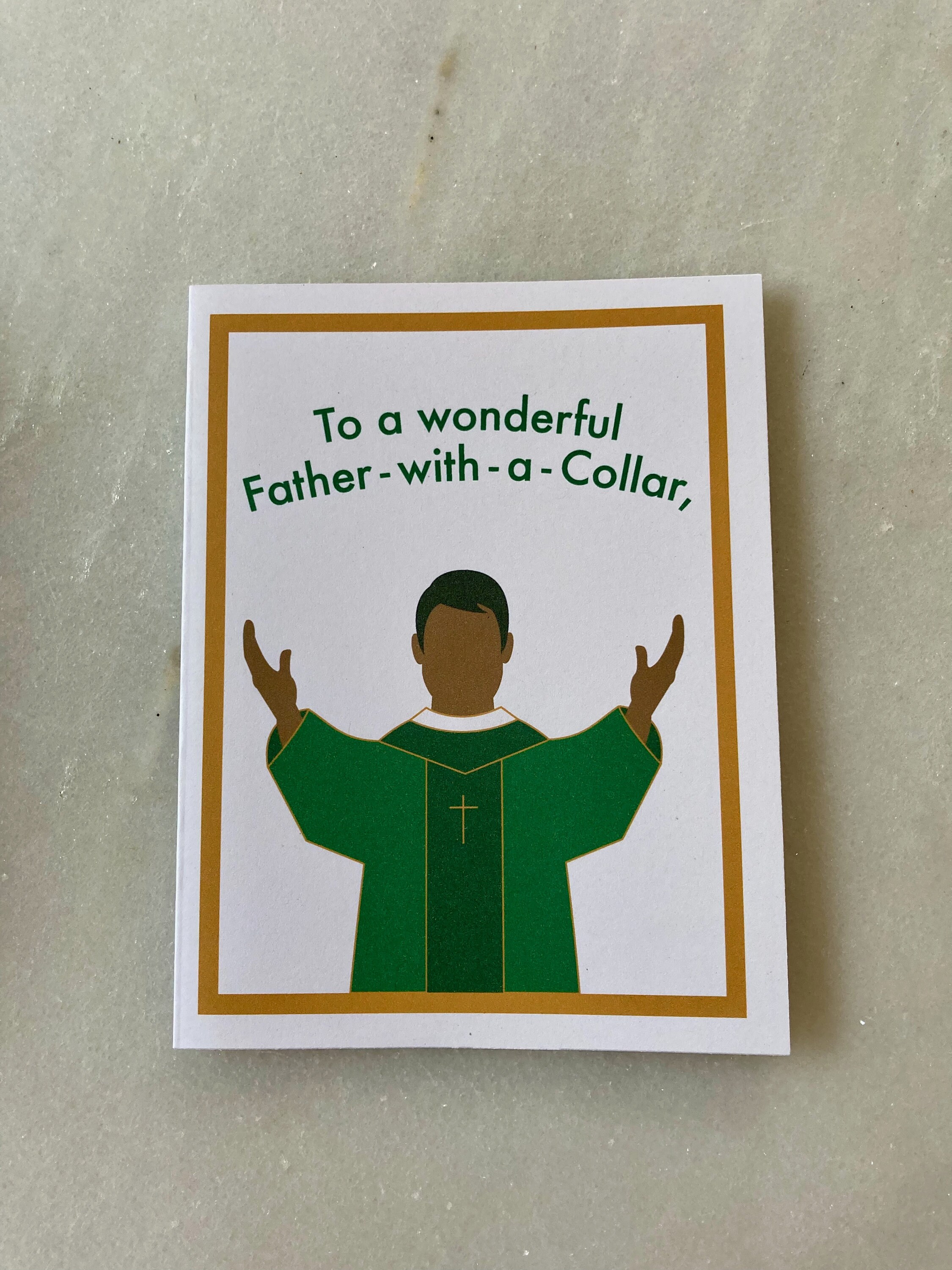 Father's Day Card for Priest | Catholic Father's Day Card - Etsy