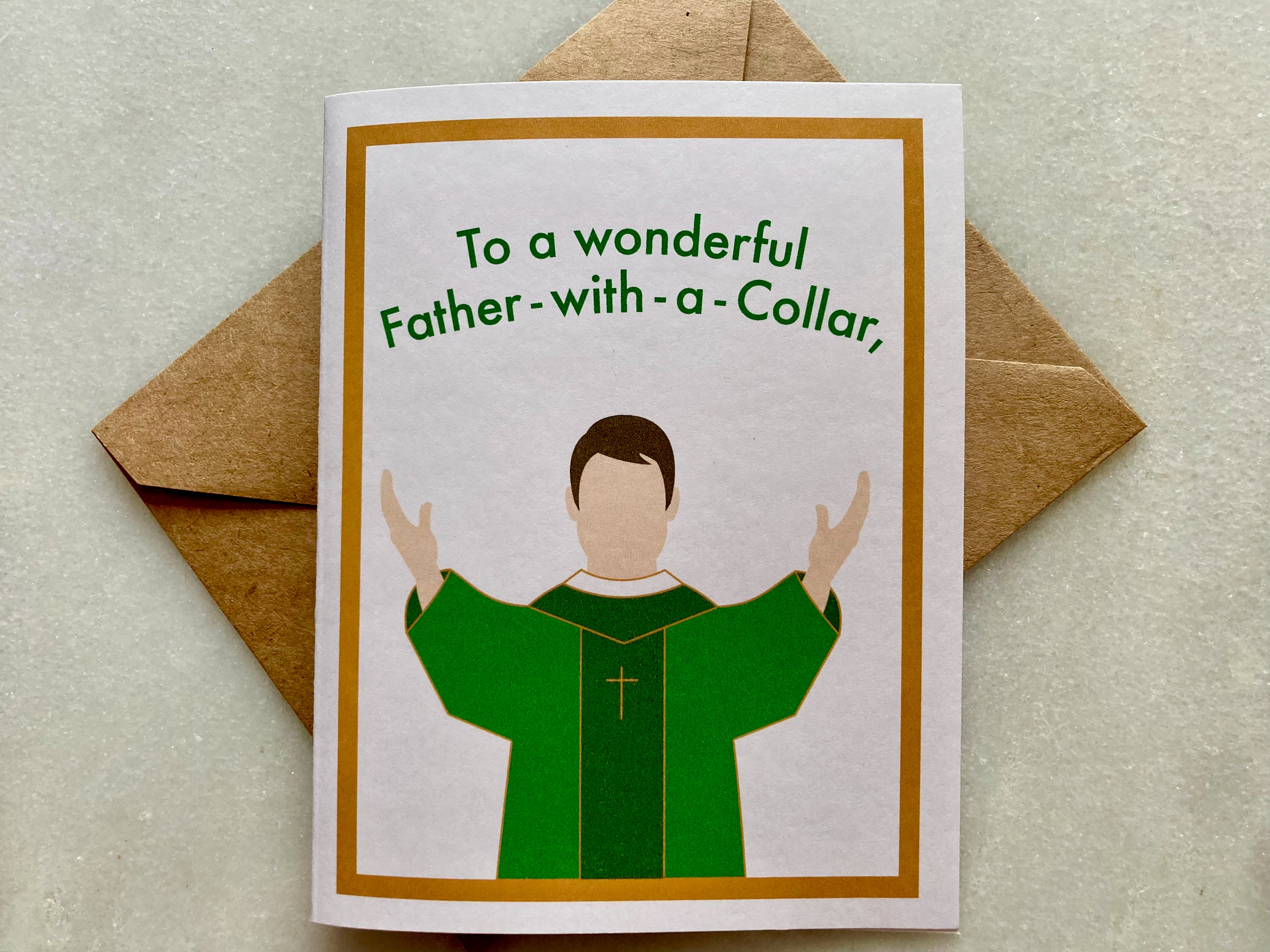 Father's Day Card for Priest | Catholic Father's Day Card - Etsy