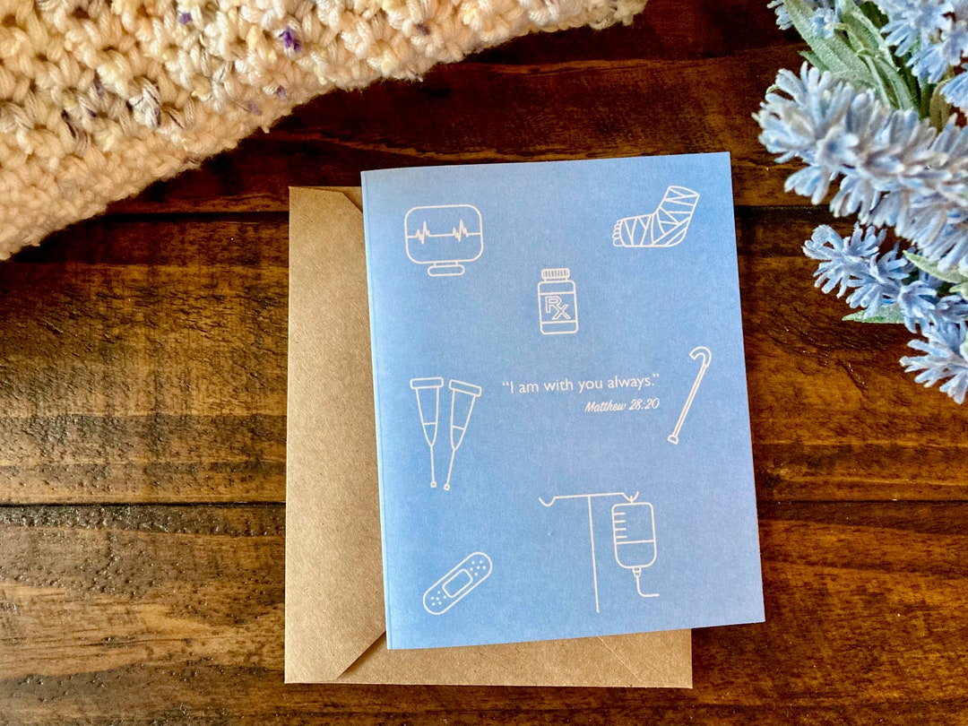 Get Well Soon | Catholic Anointing of the Sick Card - Etsy