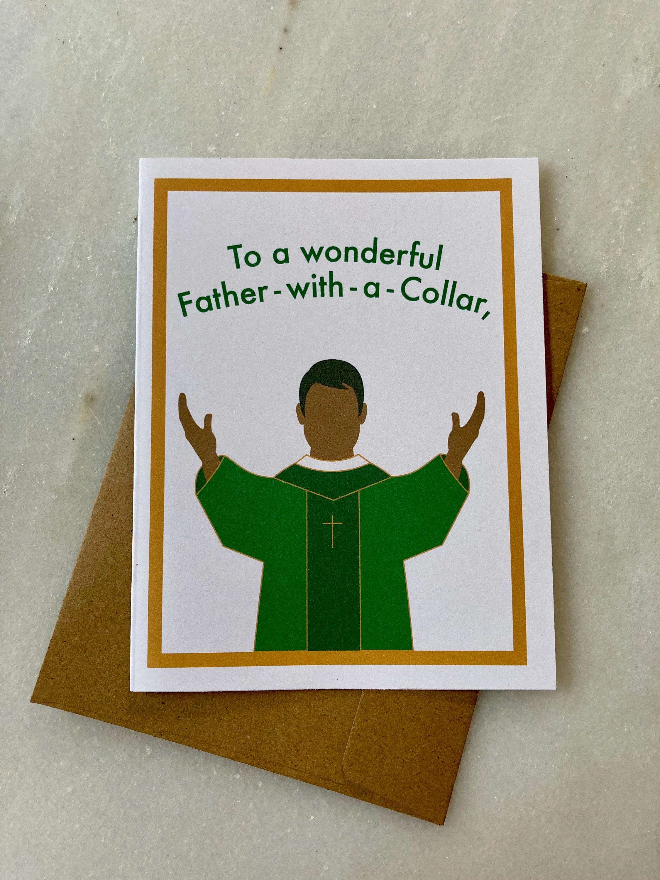 Father's Day Card for Priest | Catholic Father's Day Card - Etsy