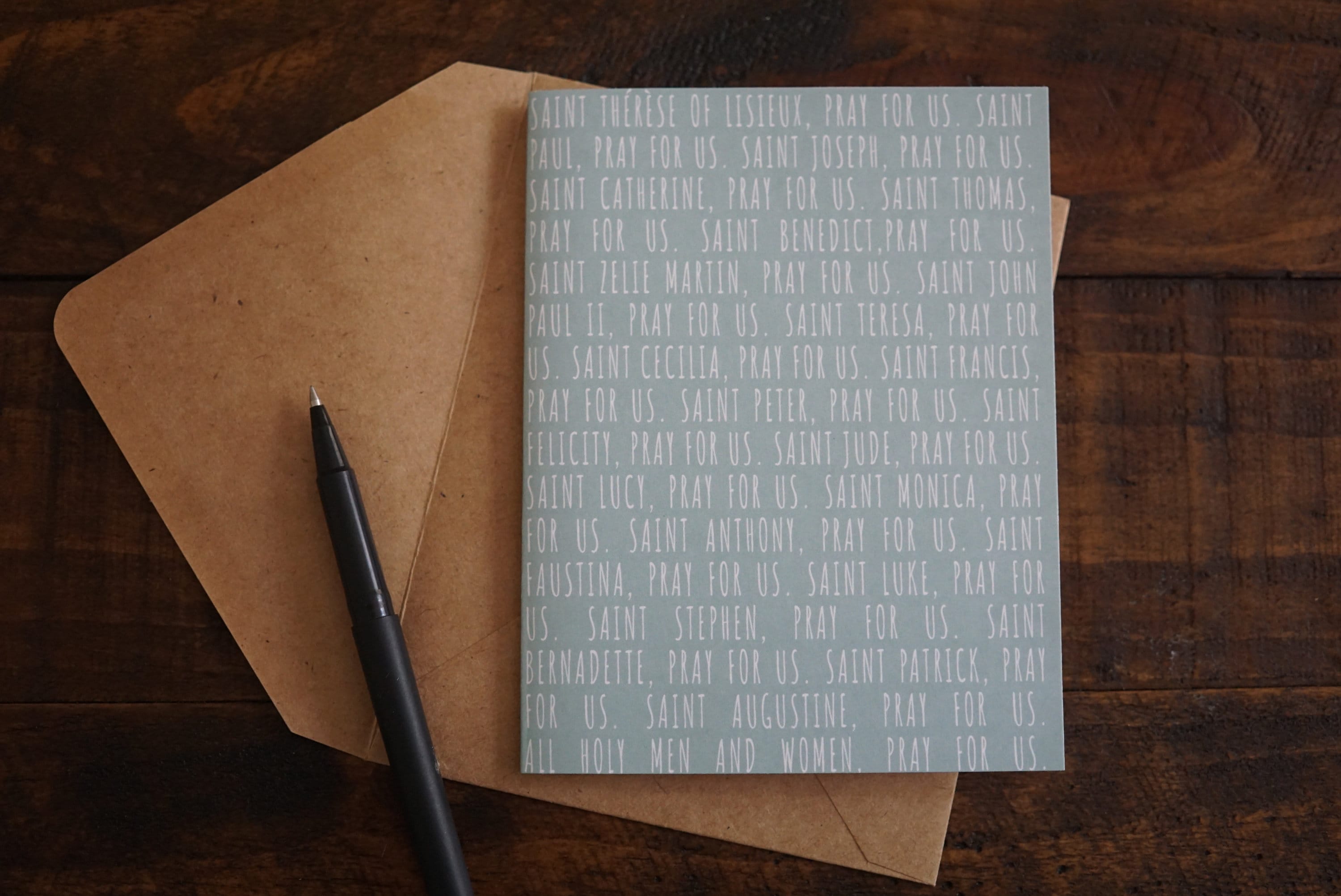 Catholic Feast Day Card | Patron Saint Card | All Saints Day Card | Litany of the Saints Card - Etsy