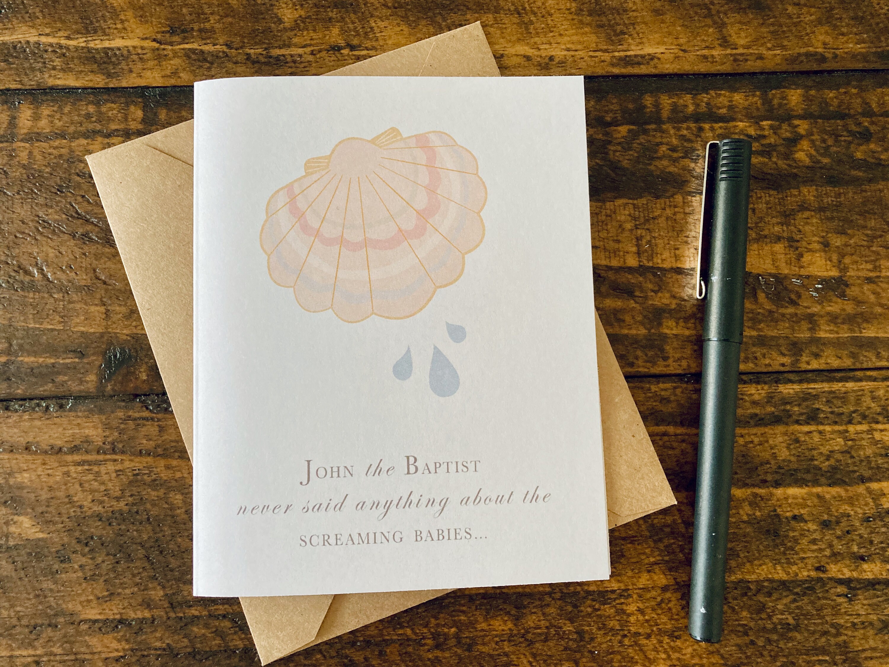 Baby Baptism Card | Christian Infant Baptism Card | Catholic Baptism ...