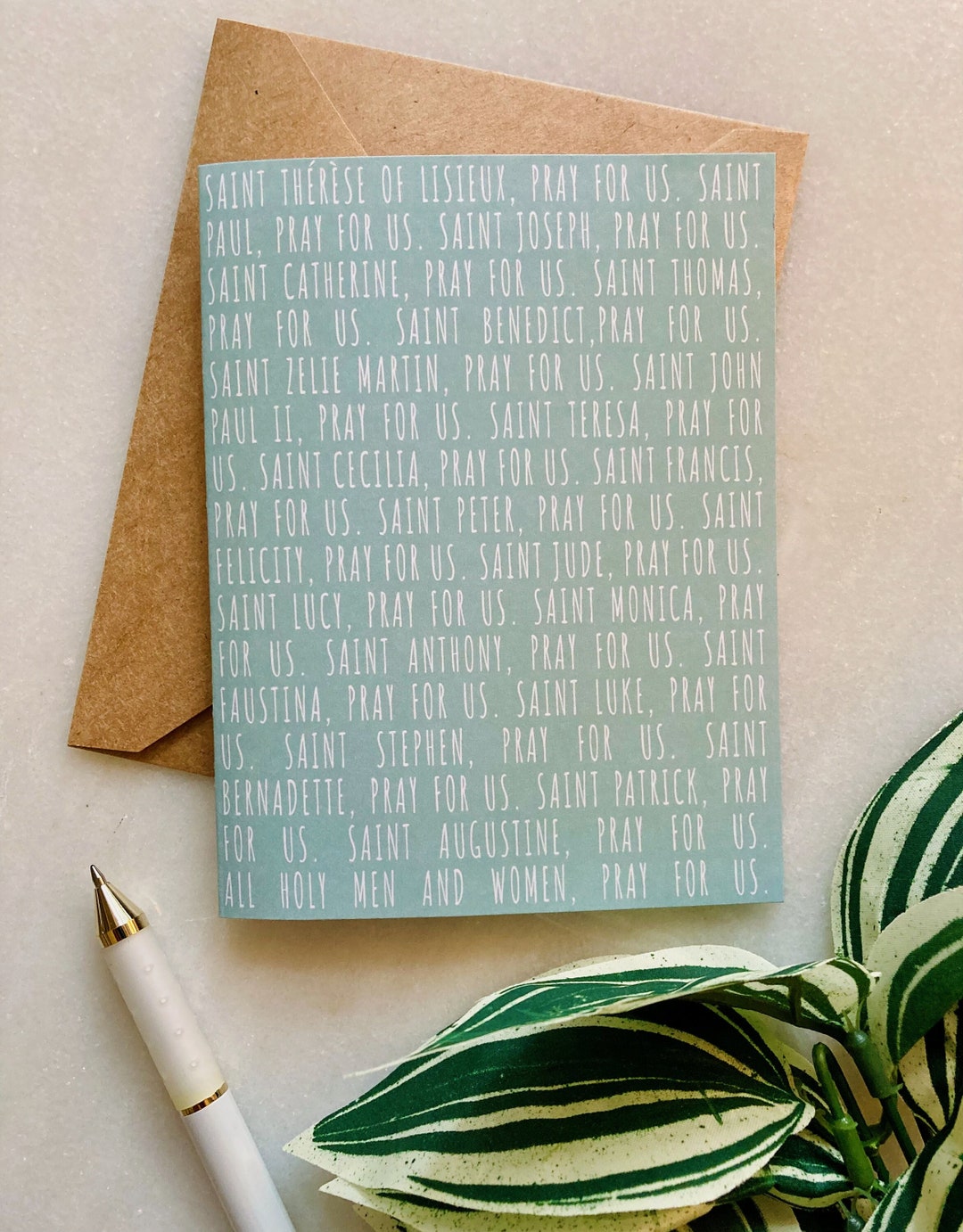 Catholic Feast Day Card | Patron Saint Card | All Saints Day Card ...