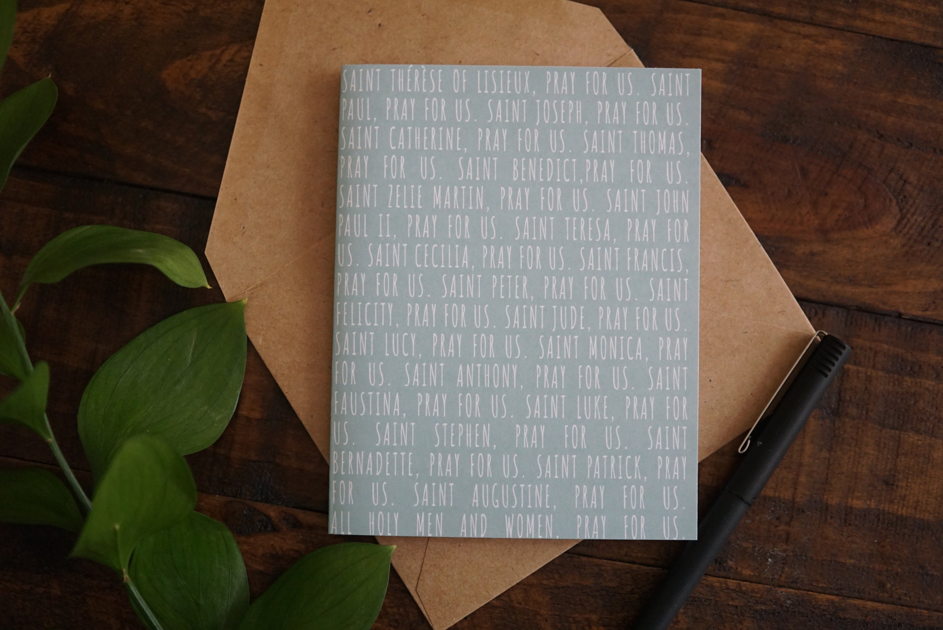 Catholic Feast Day Card | Patron Saint Card | All Saints Day Card | Litany of the Saints Card - Etsy