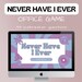 Icebreaker Office Game "never Have I Ever" | Team-building | Powerpoint ...