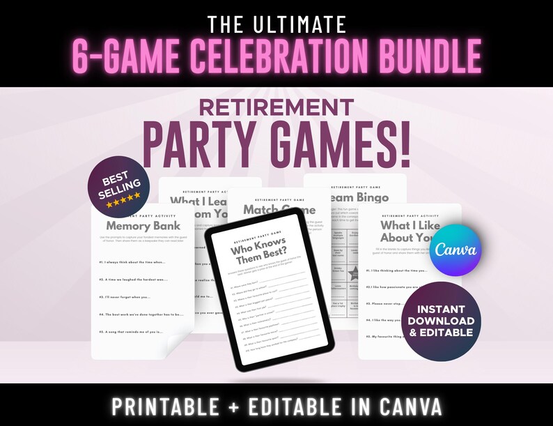 Team Building Retirement Party Games: Office Farewell Activities ...