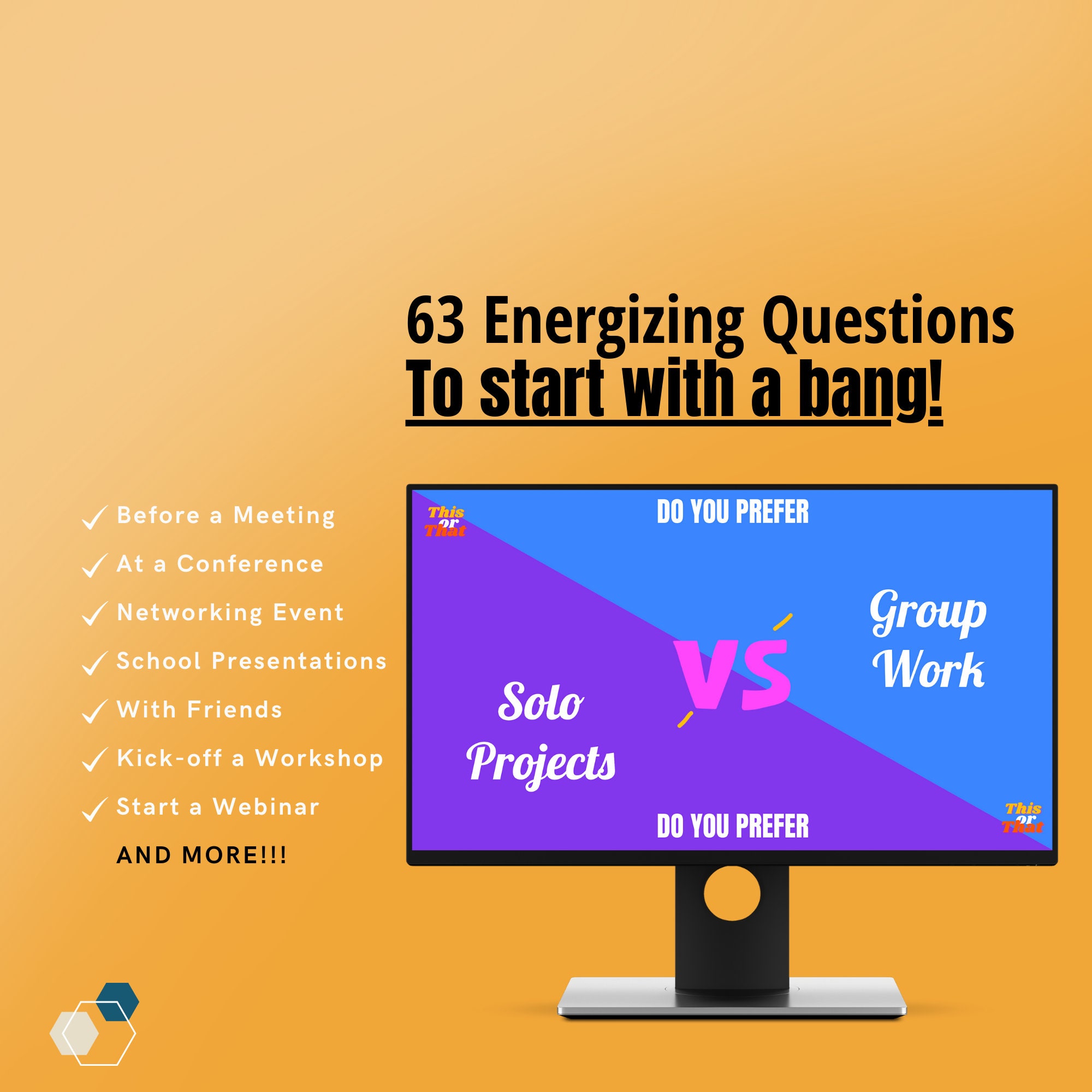 Team-building Icebreaker Office Game "this or That" | Powerpoint ...