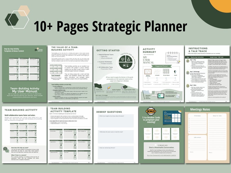 Team Building Activity for Work My User Manual Templates in - Etsy