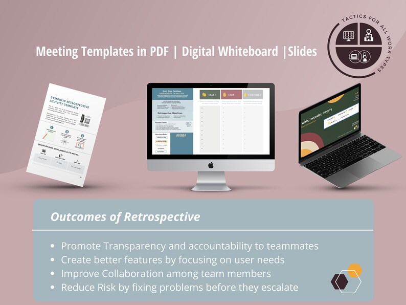Retrospectives Templates and Guide for Project Managers and - Etsy