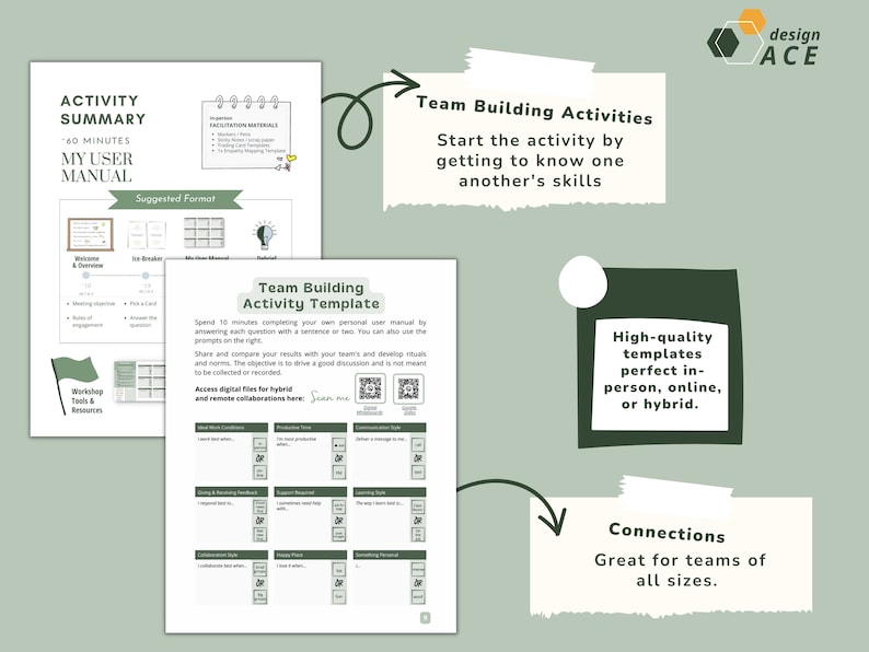 Team Building Activity for Work, My User Manual, Templates, in PDF ...