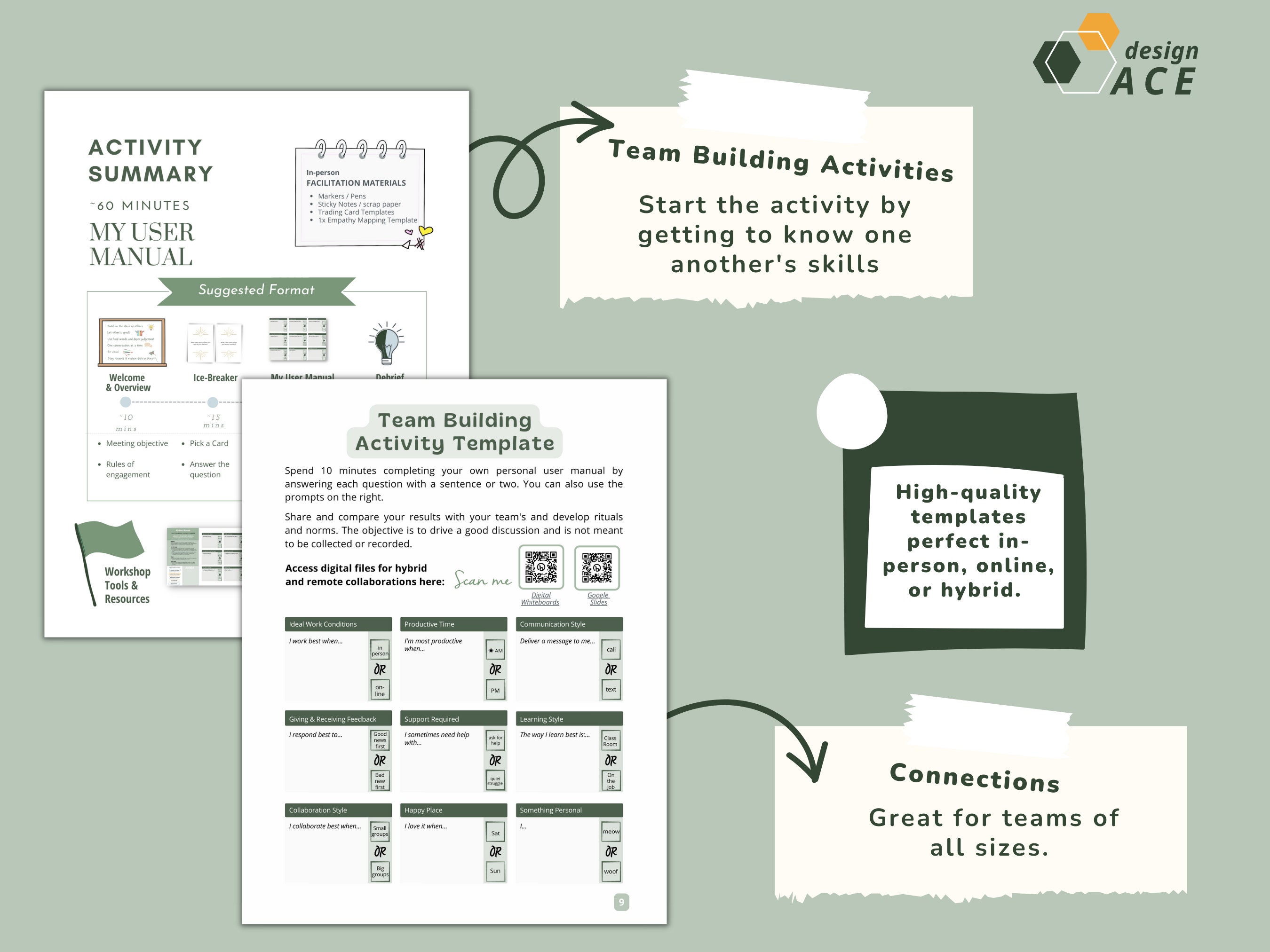Team Building Activity for Work, My User Manual, Templates, in PDF ...