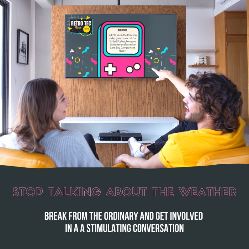 Icebreaker Office Game "retro 90s Trivia" | Team-building | Powerpoint ...