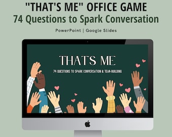 Icebreaker Office Game | 60 Slide Powerpoint Game , Google Slides, Team ...