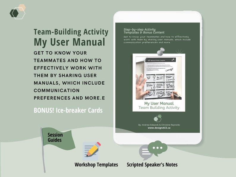 Team Building Activity for Work, My User Manual, Templates, in PDF ...