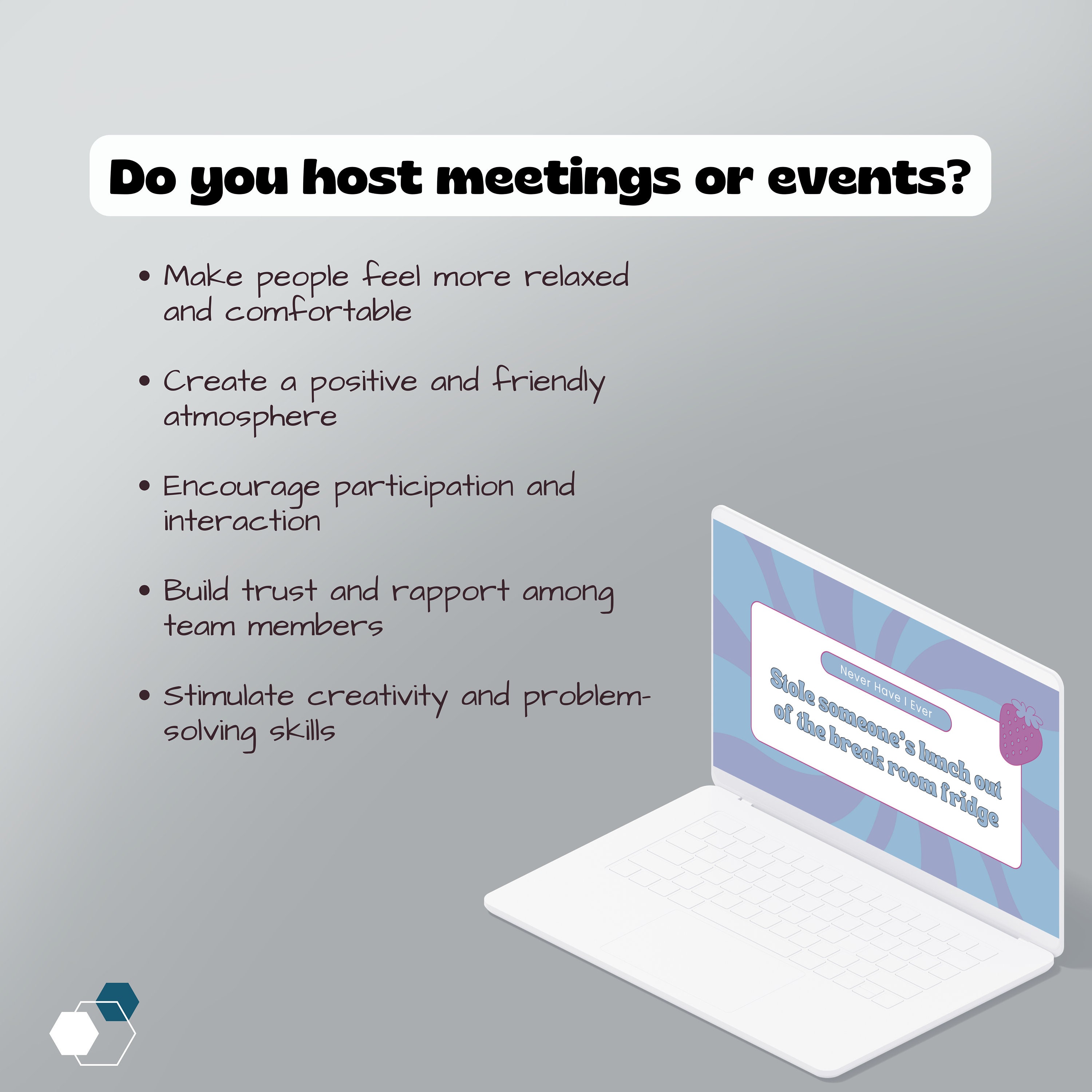 Team-building Icebreaker Office Game "never Have I Ever" | Customizable ...