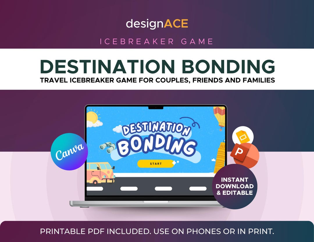 Road Trip Icebreaker Game: Printable Travel Conversation Starters ...