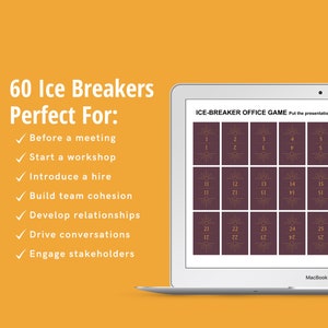 Office Game, 60 Fun Ice-breaker Questions, Zoom Game for Powerpoint ...