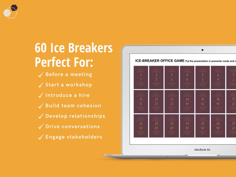 Office Game, 60 Fun Ice-breaker Questions, Zoom Game for Powerpoint ...
