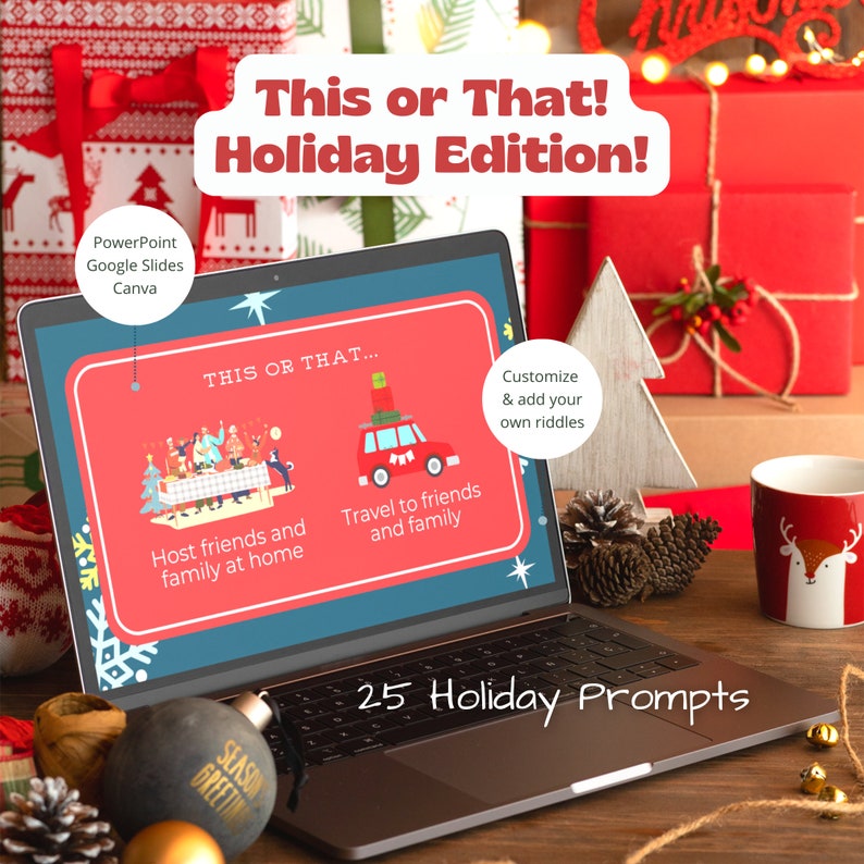 Holiday Team-building Icebreaker Game "this or That" | Instant Download ...