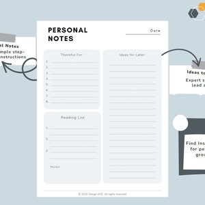 Interactive Goal Planner: Daily SMART Goals & Habit Tracker (printable ...