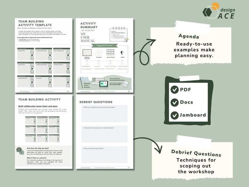 Team Building Activity for Work My User Manual Templates in - Etsy