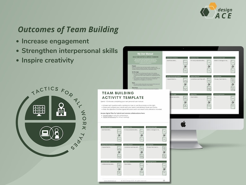 Team Building Activity for Work My User Manual Templates in - Etsy