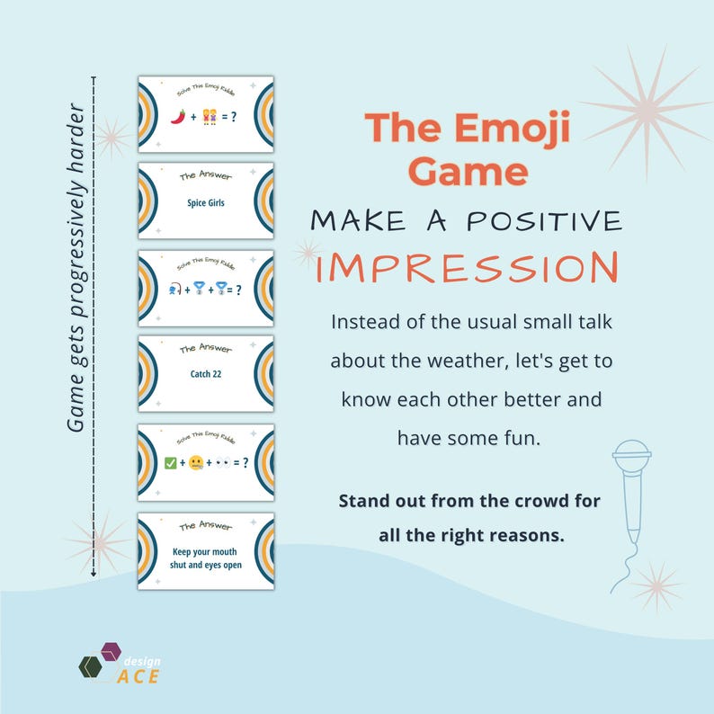 Team Building Icebreaker Games Bundle: Trivia, Emoji Riddles (digital ...