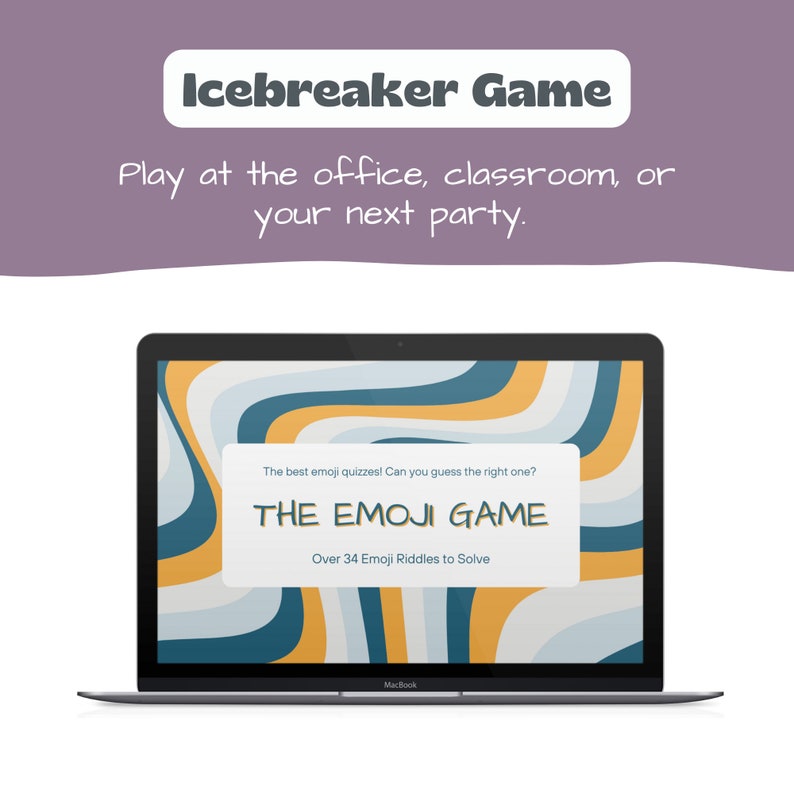 Emoji Riddle Team-building Icebreaker Game | Customizable Canva ...