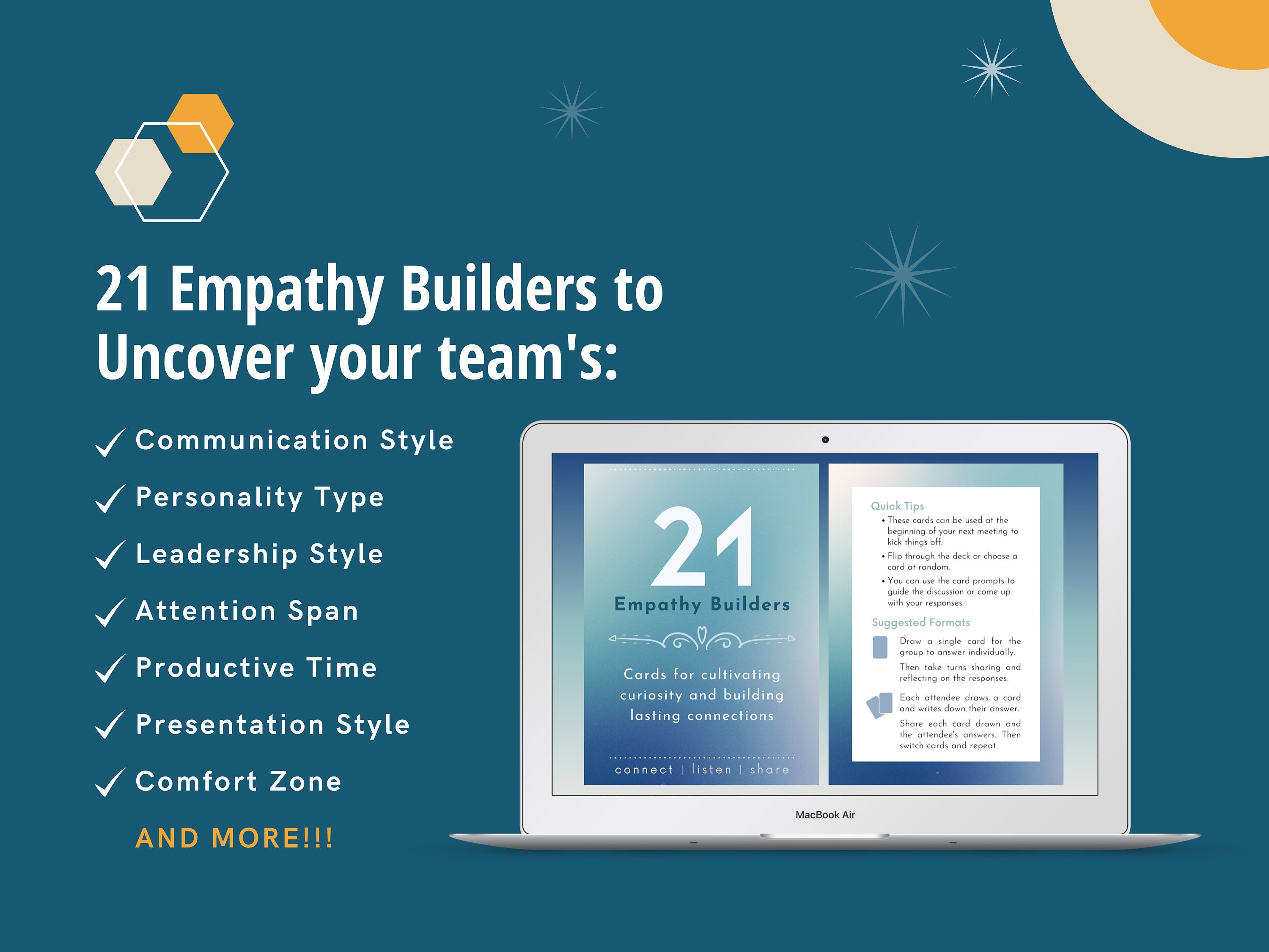 Conversation Card Office Game, 21 Empathy Builder Card Game | Powerpoint Game, Google Slides ...